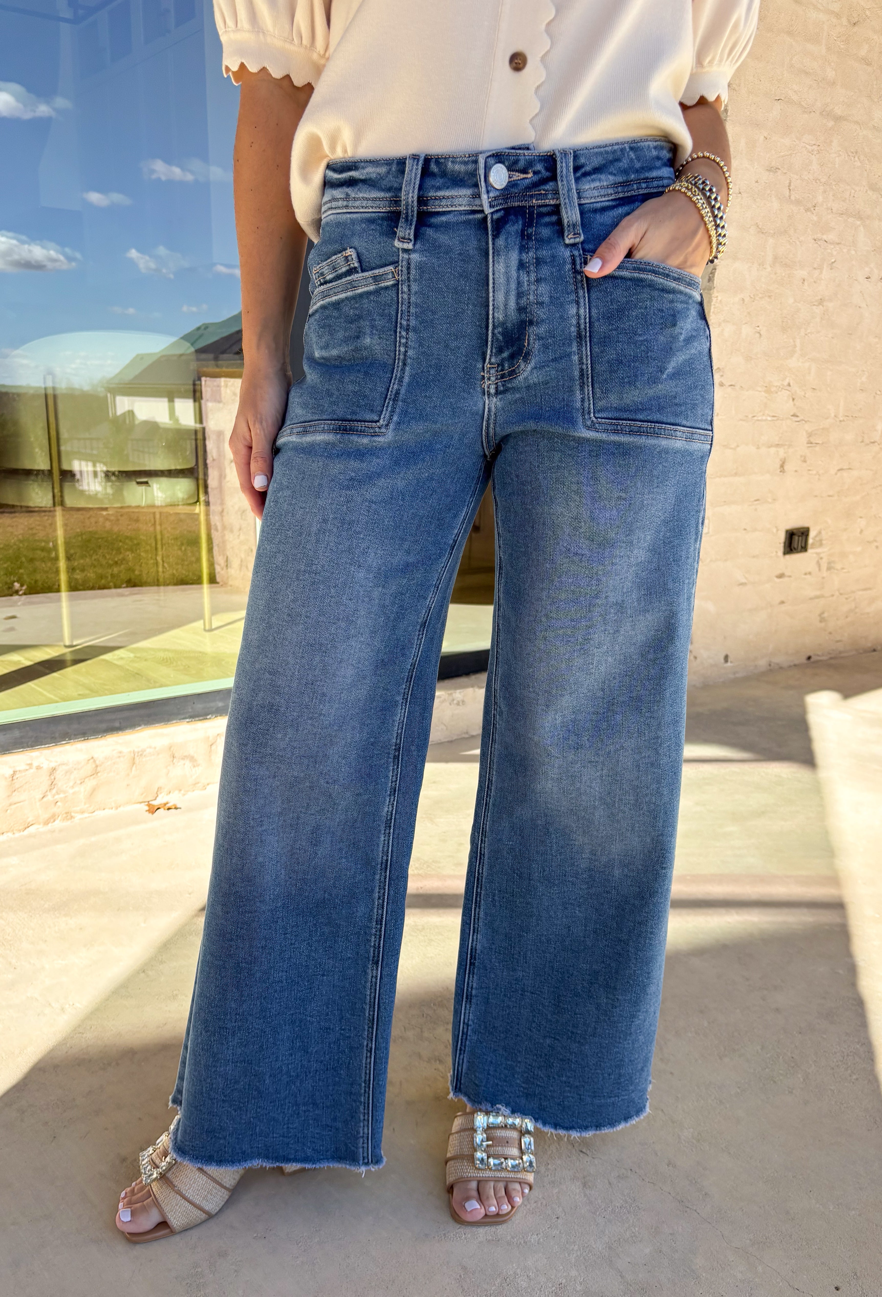 Addison Wide Leg Jean by Lovervet | Groovy's